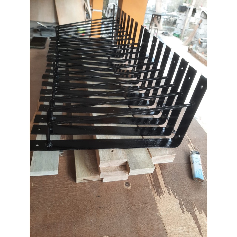 Jual Rak besi siku penyangga ambalan rak dinding Tempel Multifungsi ...