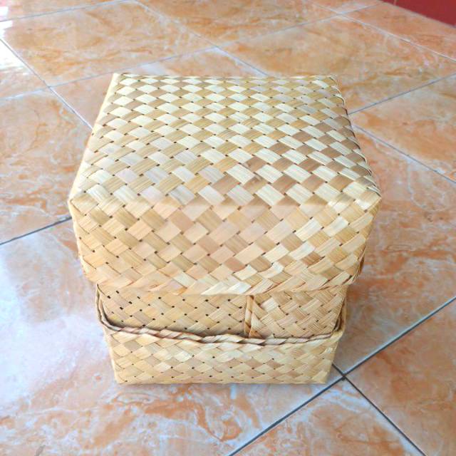 Jual 5 pasang besek cantik ukuran 20x20x7 Indonesia|Shopee Indonesia