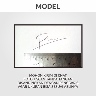 Jual Stempel Tanda Tangan / Paraf - Stempel Otomatis Langsung Tinta ...