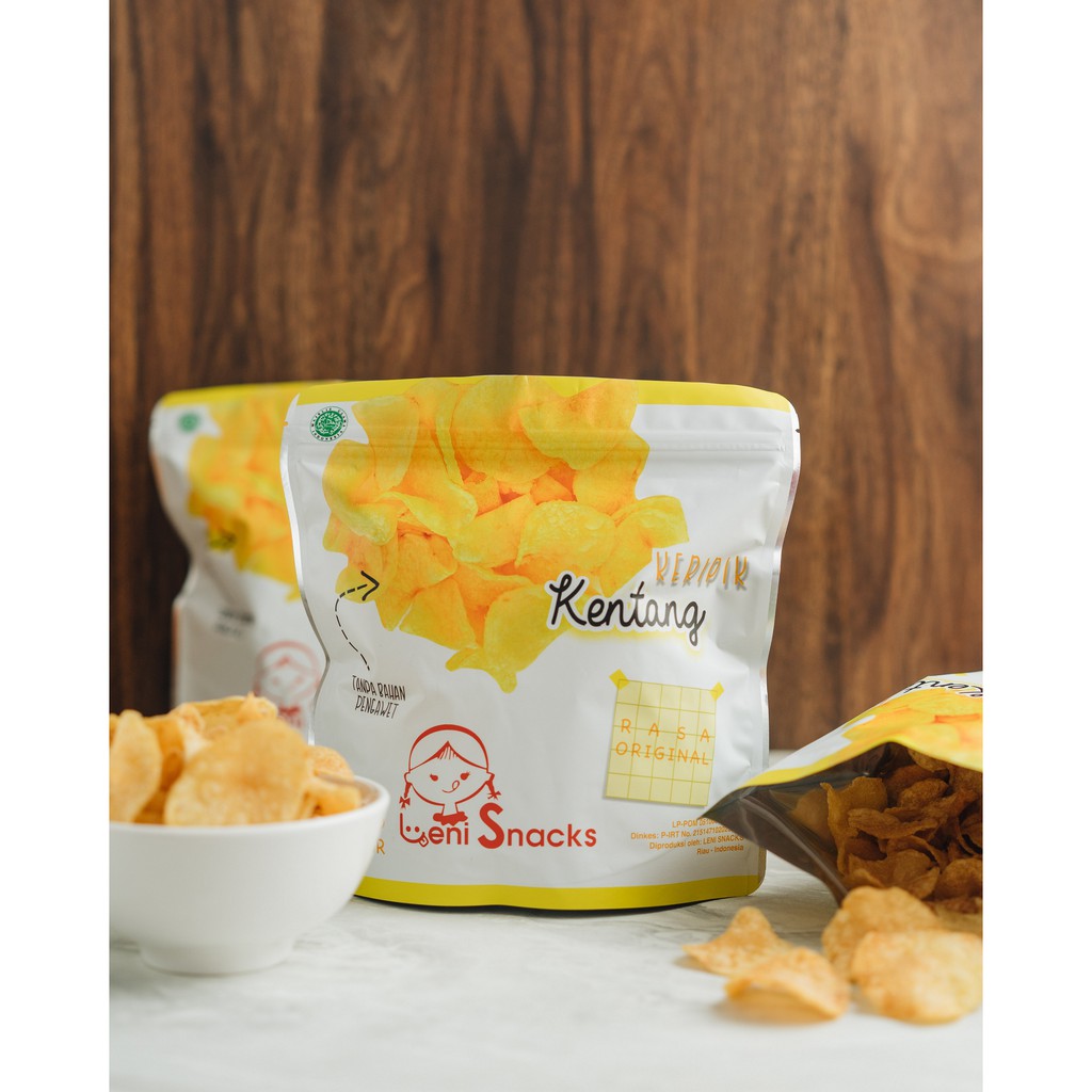 Jual Leni Snacks New Packaging - Keripik Kentang Original Indonesia ...