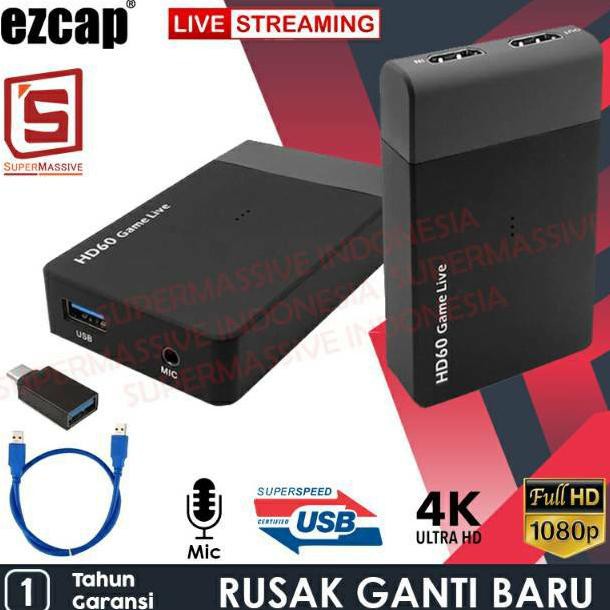 Jual Ezcap 261M Game Capture Live Stream And Record Usb Capture Hdmi ...