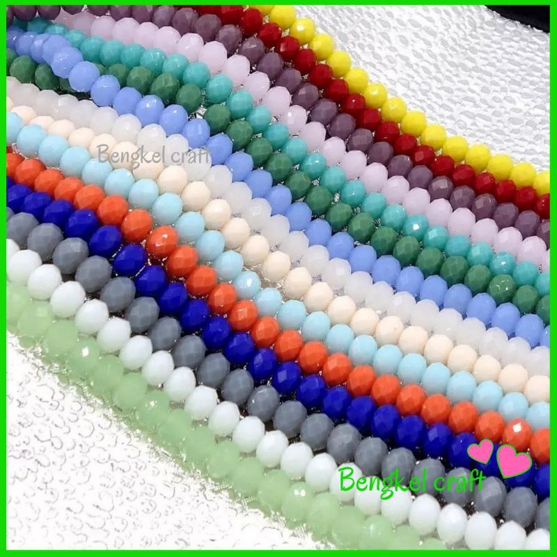 Jual Krystal ceko dove bakpau manik-manik 4mm 6mm 8mm | Shopee Indonesia