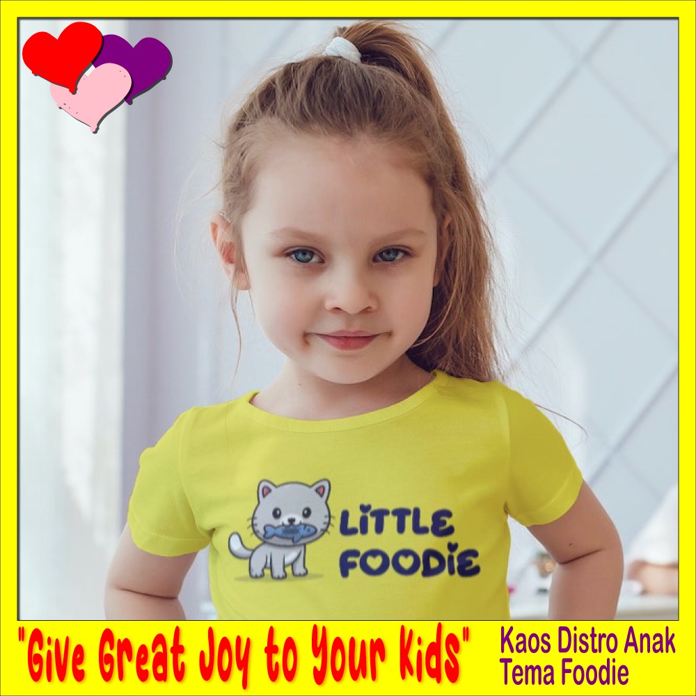 Jual Kaos Distro Anak LITTLE FOODIE - CAT Kaos Distro Anak Tema Foodie ... Jual Kaos Distro Anak LITTLE FOODIE - CAT Kaos Distro Anak Tema Foodie ...
