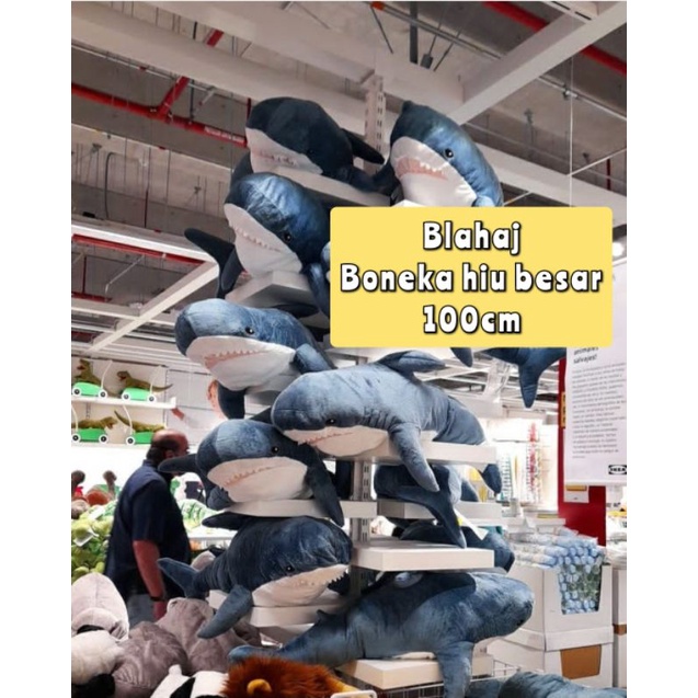 Jual BONEKA IKAN HIU RUDEBLA , BANTAL IKAN HIU 100CM | Shopee Indonesia