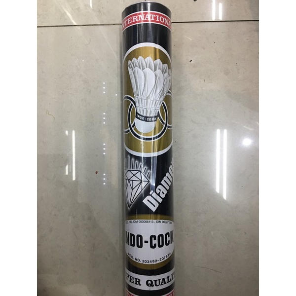Jual Shuttlecock / Kok Badminton Indo-Cock Diamond - Hitam Original ...
