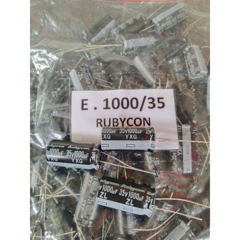 Jual ELCO 1000UF 35V ASLI RUBYCON | Shopee Indonesia