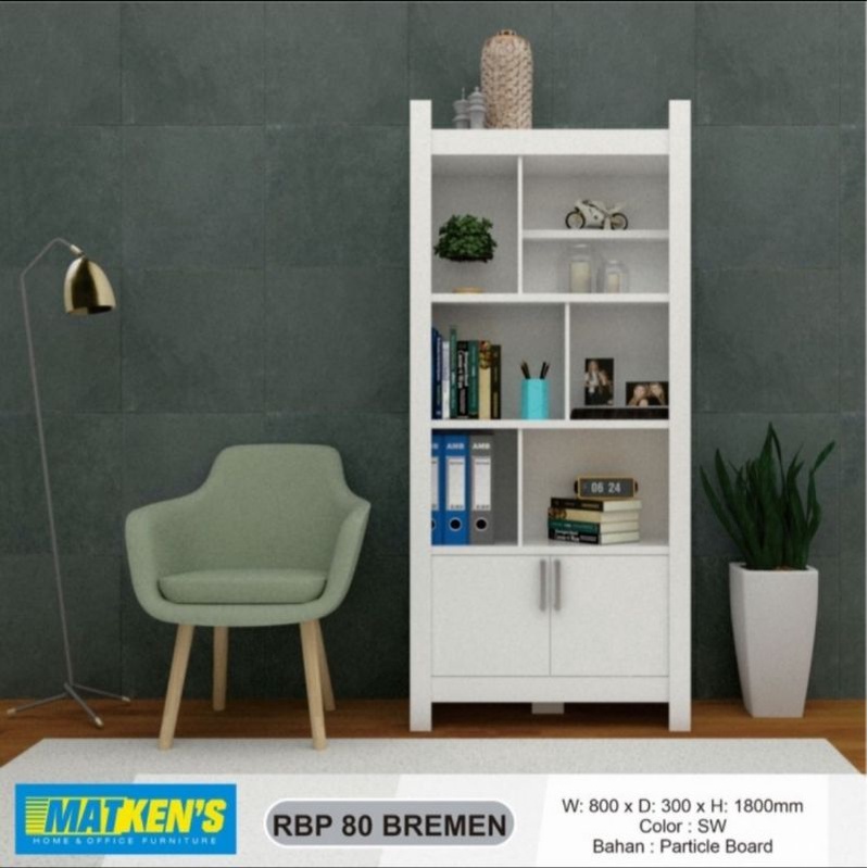 Jual Rak Buku Rak susun Putih Minimalis Matkens | Shopee Indonesia