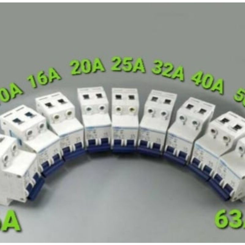 Jual MCB DC 2P 440V 10A 16A 20A 25A 32A 40A 50A 63A TOMZN circuit breaker | Shopee Indonesia