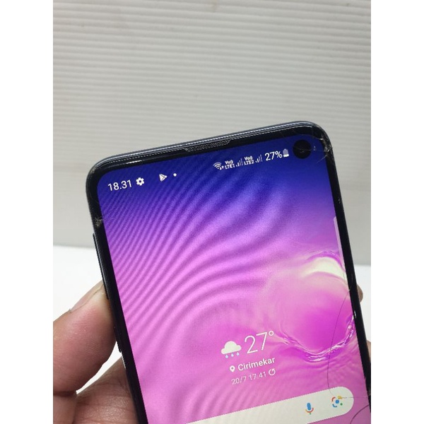 Jual Samsung S10e Original SEIN Dual SIM Ram 6 Rom 128 Minus | Shopee ...