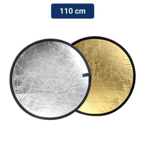 Jual Reflektor Studio Foto 2in1 Midio Ukuran 110cm Gold dan Silver ...