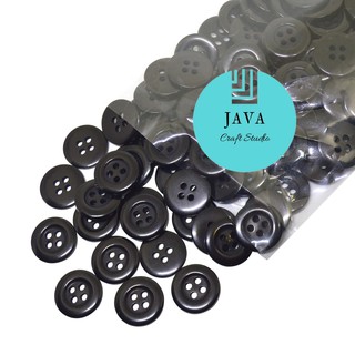 KANCING JAS HITAM 15 MM PER 144 PCS KC JAS 15 HITAM | Shopee Indonesia