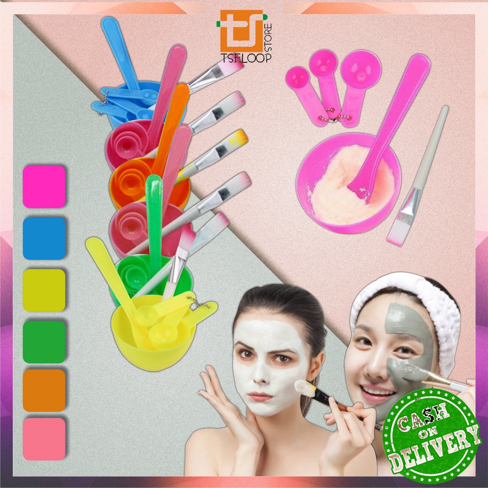 Jual OFM-K28 Mangkok Masker Set 4IN1 / Mangkuk Masker Set Plus Kuas ...
