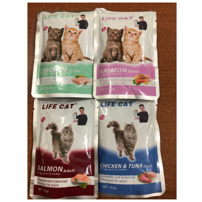 Jual Life cat pouch 85 gr Indonesia|Shopee Indonesia