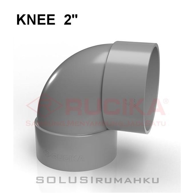 Jual RUCIKA KNEE D 2" / Elbow 2 inch Elboh Knie Keni Belokan L Siku Kendi | Shopee Indonesia