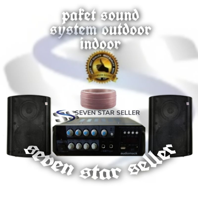 Jual paket sound system outdoor indoor 2 titik speaker | Shopee Indonesia