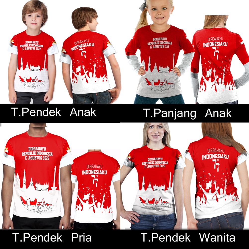 Jual Kaos Wanita/Pria HUT KE 77 RI || Kaos Baju T-shirt Dewasa/Anak 17 ... Jual Kaos Wanita/Pria HUT KE 77 RI || Kaos Baju T-shirt Dewasa/Anak 17 ...