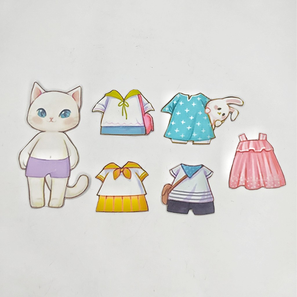 Jual Busy Page Mainan Anak Edukasi Paper Doll Bongkar Pasang Baju ...