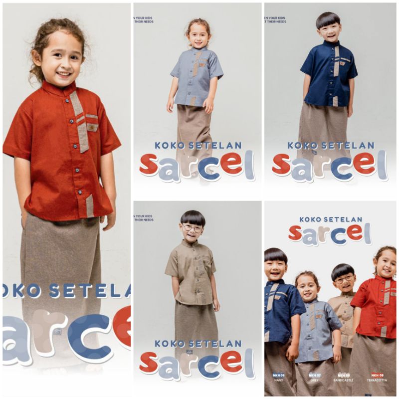 Jual NEW KOKO SETELAN SARCEL HOOFLA USIA 1-10 TAHUN | Shopee Indonesia