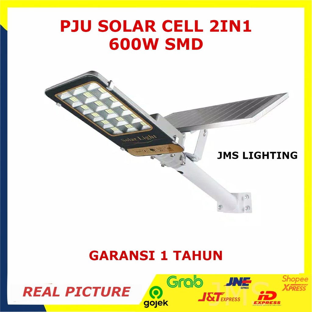 Jual LAMPU JALAN TENAGA SURYA SMD 600 WATT LED PJU SOLAR CELL OUTDOOR ...