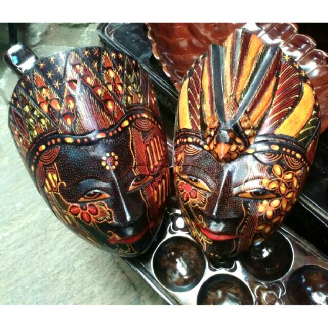 Jual Topeng Kayu Rama Shinta - Hiasan Dinding | Shopee Indonesia