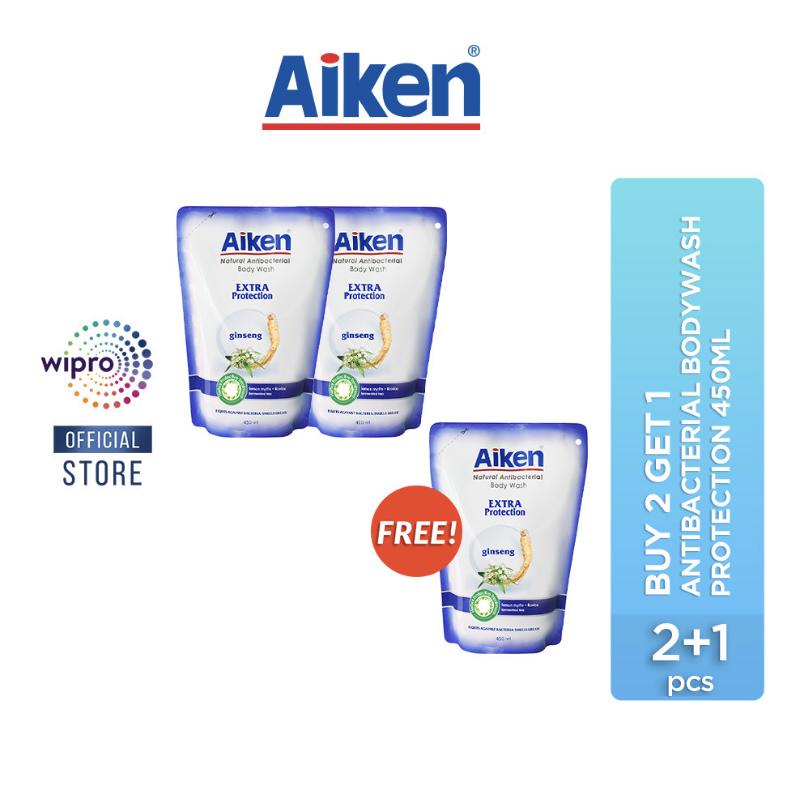 Jual Aiken Antibacterial Bodywash Protection 2x 450ml | Shopee Indonesia