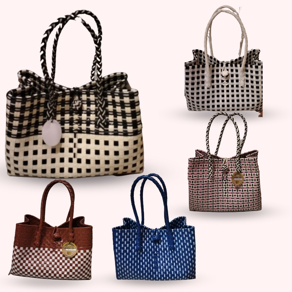 Jual Tas Jali Pety Kancing Satu size M/ Tas Jali Anyaman Premium/ Tas ...