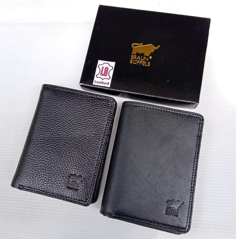 Jual Dompet Kulit Asli Pria BB Lipat Berdiri Dompet Muat Banyak Kartu ...