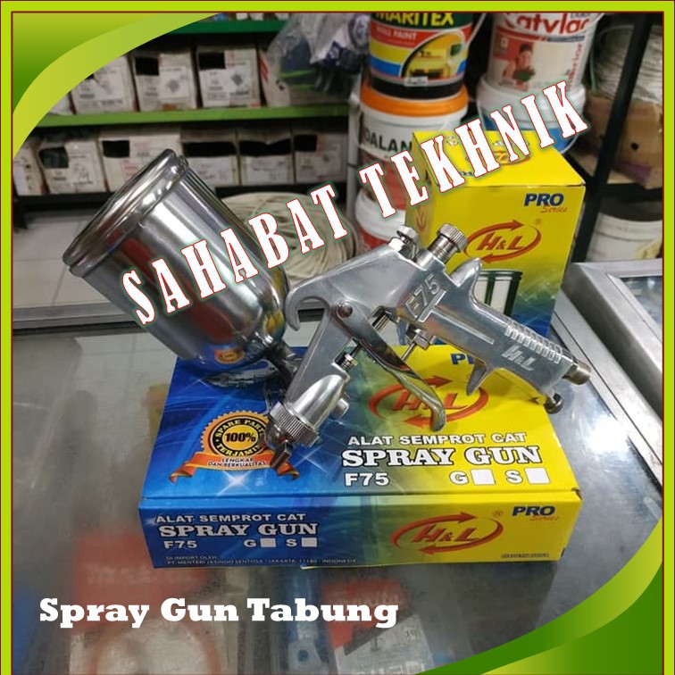 Jual Spray Gun Tabung Atas Alat Semprot Cat K3 R3 H&L | Shopee Indonesia