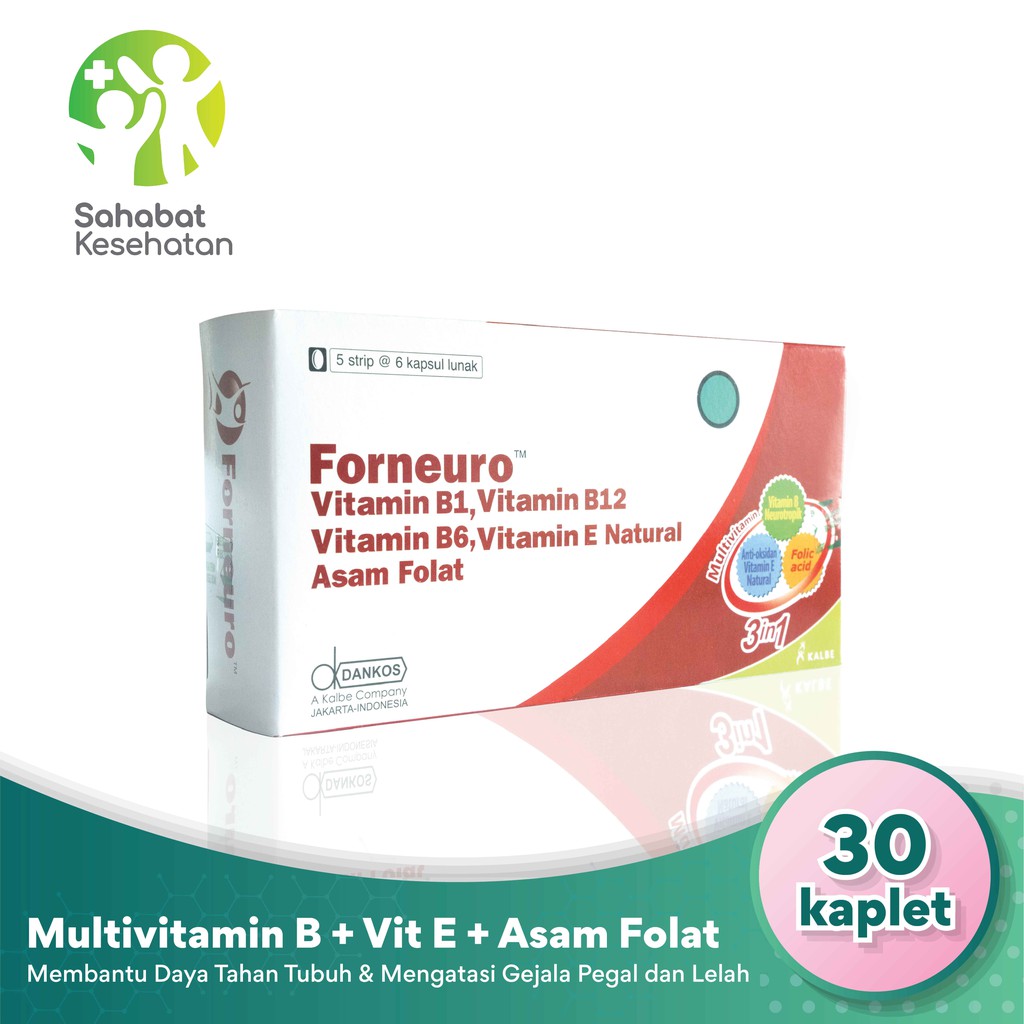 Jual Forneuro 30 Soft Gel - Suplemen Kram Kebas Kaku Otot | Shopee ...