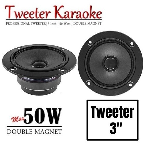 Jual Tweeter Double Magnet 3 inch Tweter 8 Ohm Max 50W 3inch Model BMB ...