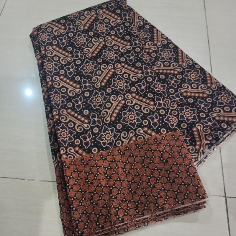Jual hmt kain batik melati Mataram warna sogan lawasan batik coklat ...