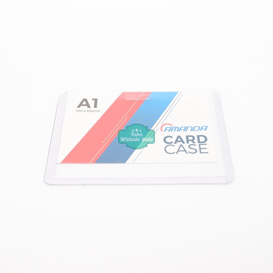 Jual Plastik ID Card Case A1 Name Card Name Tag Landscape - 1 Buah ...