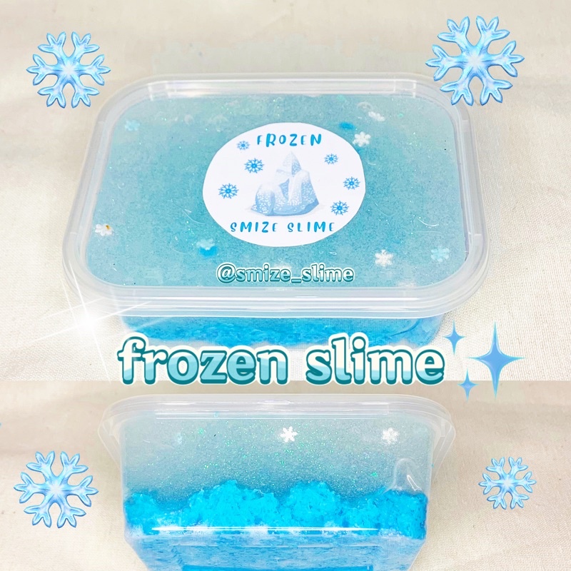 Jual Frozen Slime 200cc 200ml frozen elsa slime snowy es | Shopee Indonesia