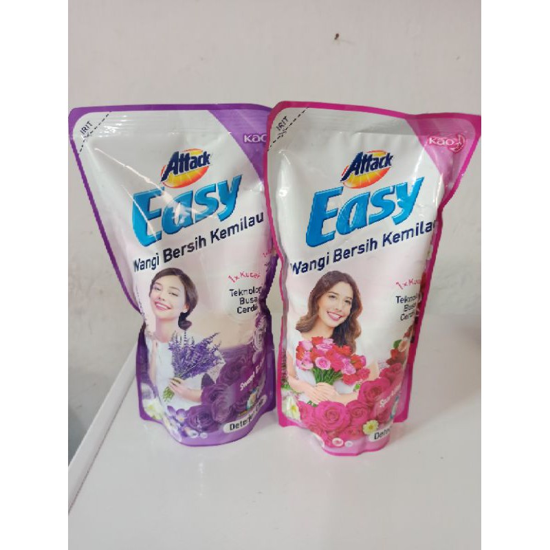 Jual Attack Easy Detergent Cair 750 ml | Shopee Indonesia