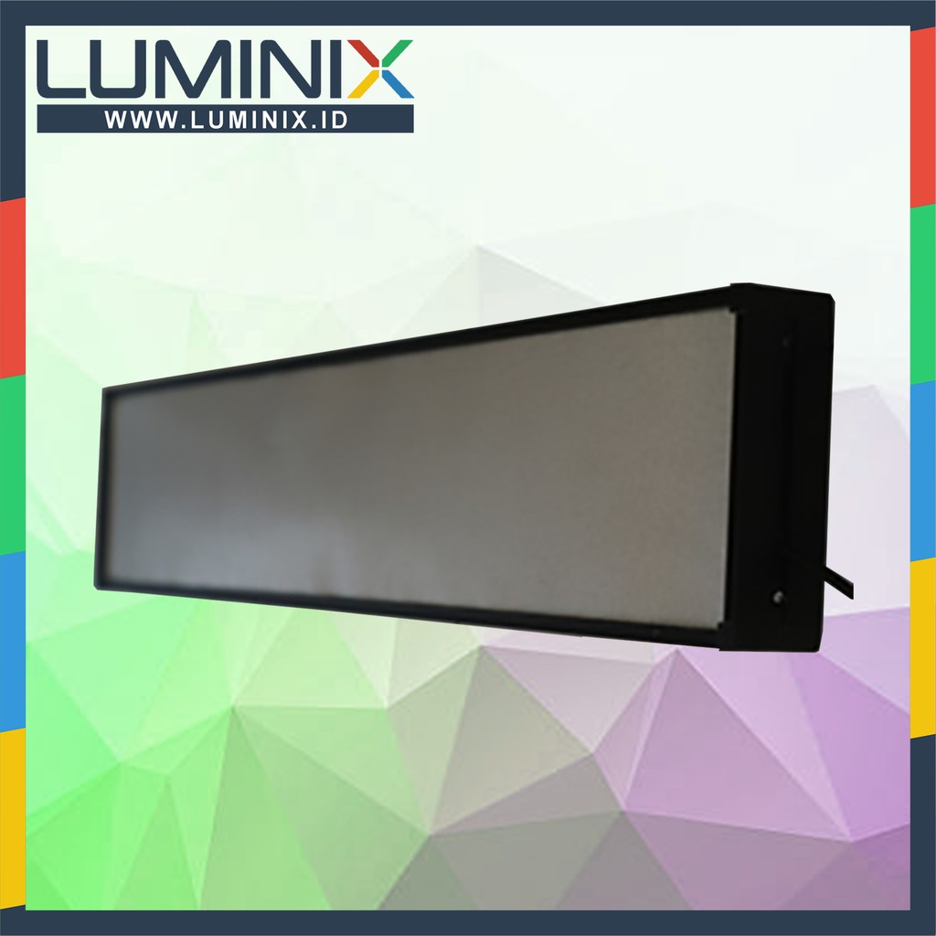 Jual Paket DIY Box / Casing / Frame Running Text 64cm x 16cm (2 panel ...