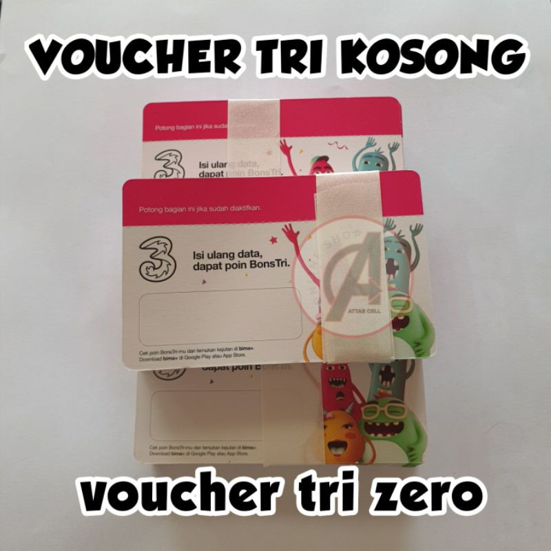 Voucher Tri Kosong ( voucher tri kosong belum ada paket ) | Shopee ...