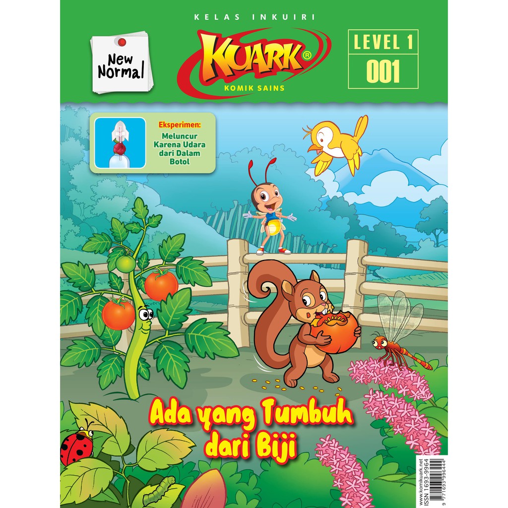 Jual KUARK Komik Sains Level I Nomor 001 Tahun XVII (New Normal ...