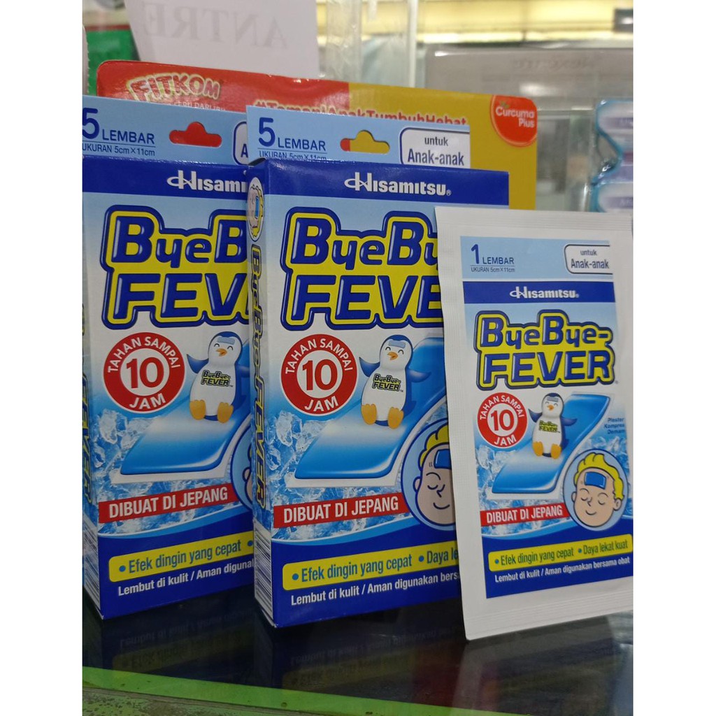 Jual Bye Bye Fever Anak /Kompres demam anak kemasan baru | Shopee Indonesia