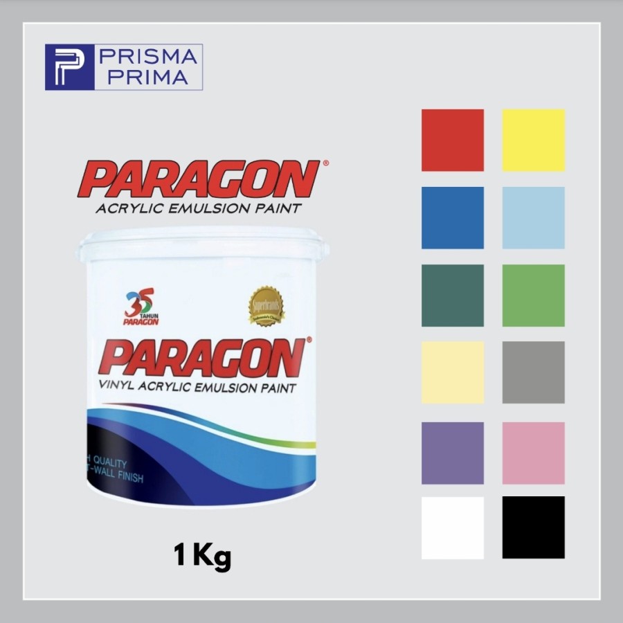 Jual Cat Tembok Paragon Kiloan 1 Kg Putih / Warna | Shopee Indonesia