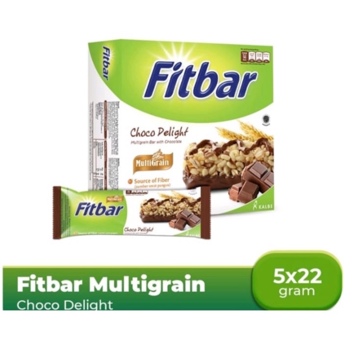 Jual Fitbar Choco Delight 5 X 22 g Multigrain Fitbar Multigrain ...
