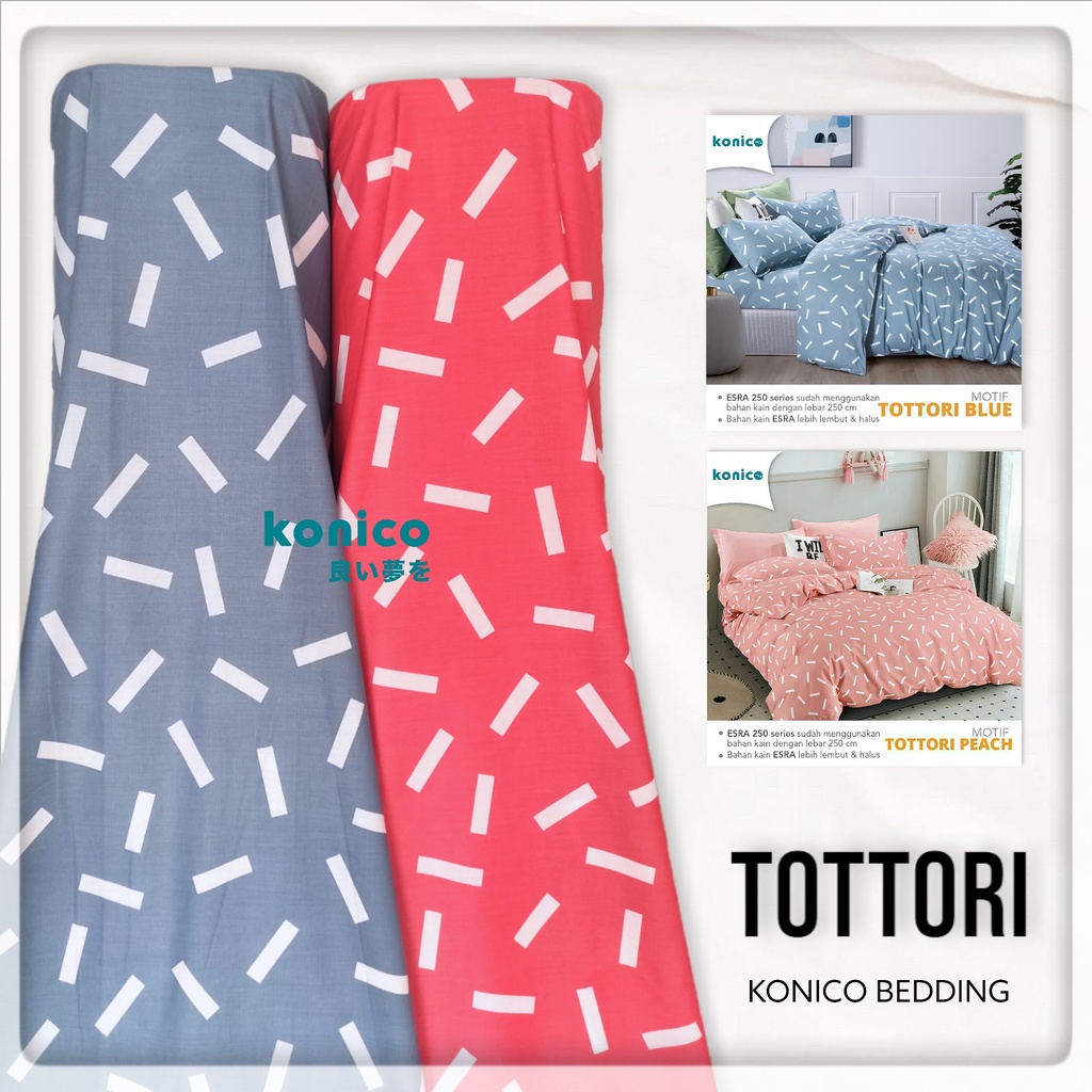 Jual KONICO kain Katun sprei Meteran Motif MINIMALIS TOTTORI Tabur Star Esra GROW Catra ELBHE ...