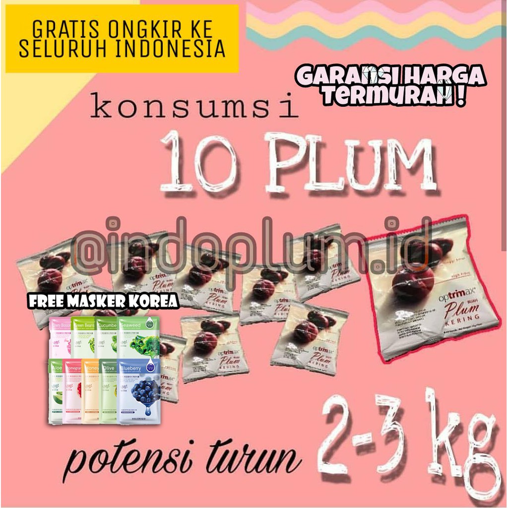 Jual Promo Murah Banget !! Diet Optrimax Plum ( 10 Sachet ) | Shopee Indonesia