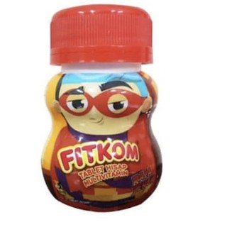 Jual Fitkom Isi 21 Tablet Hisap Multivitamin Pertumbuhan Kecerdasan ...