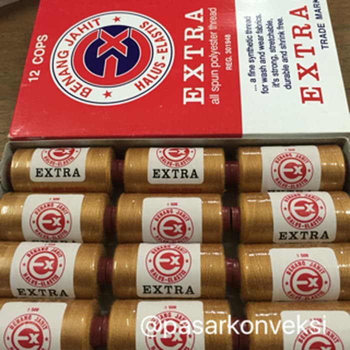 Jual Benang EXTRA Coklat Baju Pramuka | Shopee Indonesia