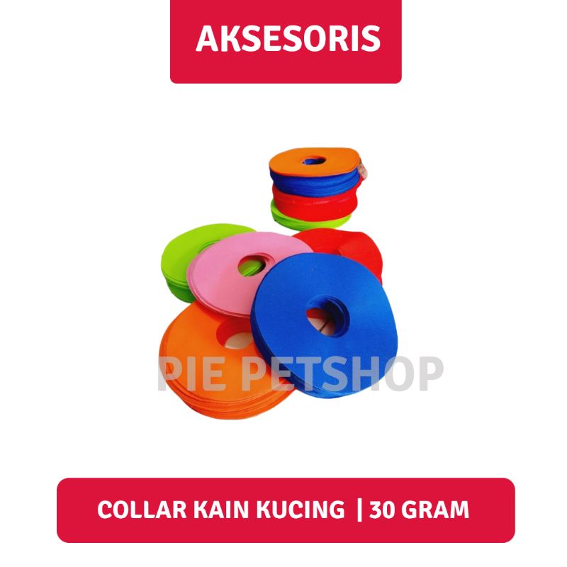 Jual Aksesoris - Collar kain kucing | 30 gram | Shopee Indonesia