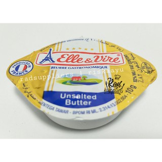 Elle&Vire Unsalted Butter Portion (10gramX10pack) | Shopee Indonesia
