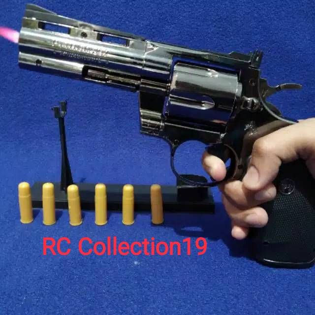 Jual Korek Api Bara Pistol Revolver Phyton (Besar) | Shopee Indonesia