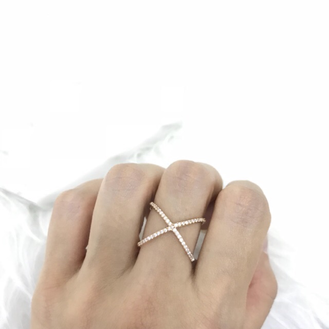 CINCIN SILANG BEST SELLER BISA UNTUK STACKING RINGS | Shopee Indonesia