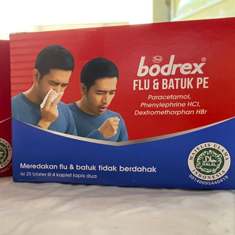 Bodrex Flu dan Batuk PE Per Box Isi 25 Strip | Shopee Indonesia