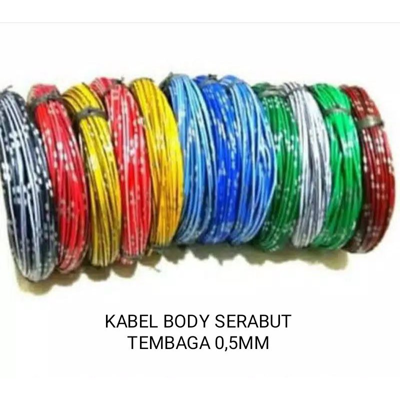 Jual Kabel Body Motor / Mobil - Kabel Listrik Serabut Tembaga - Kabel ...
